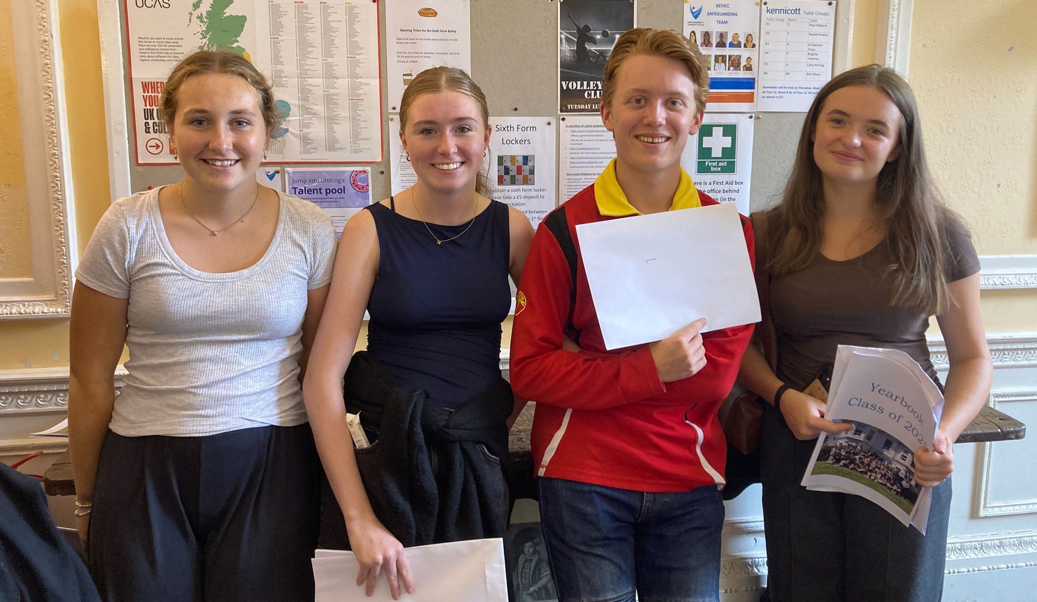Kennicott Students Celebrate A Level Success